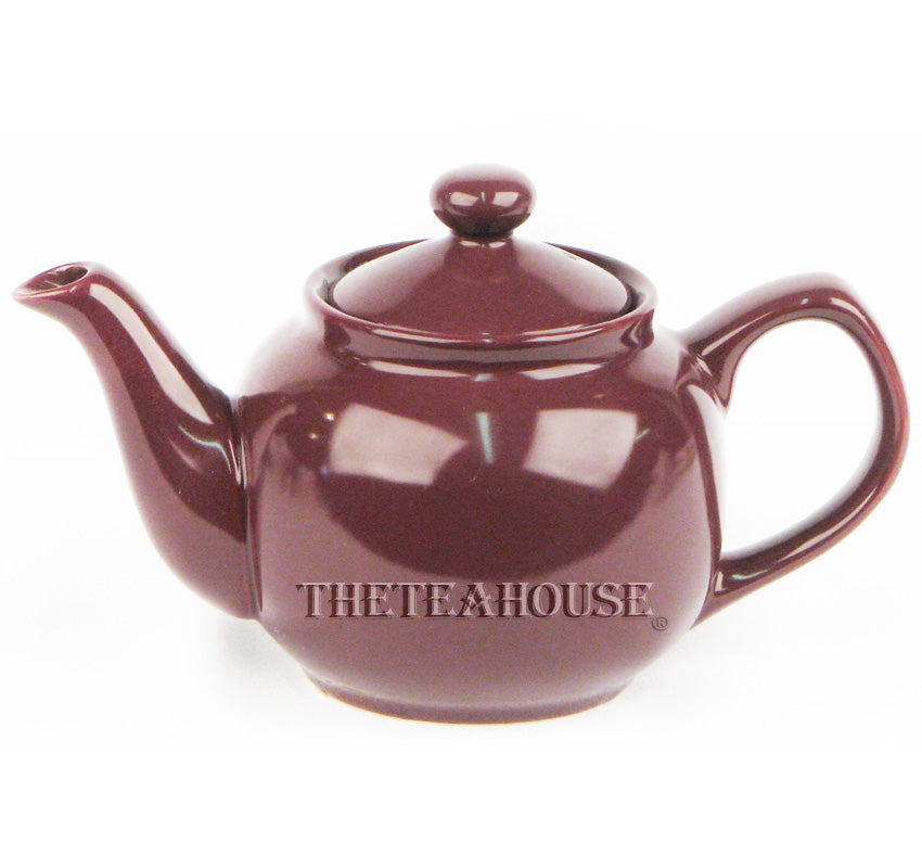 Two Cup Colored Teapot (12 oz) - Plum – The Tea House